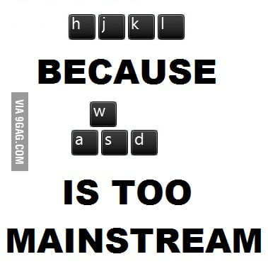 AWSD x HJKL - 9GAG