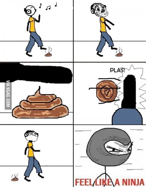 Feel like a ninja! - 9GAG