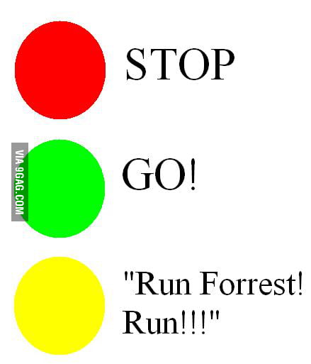 "Run B*tch! Run!" - 9GAG