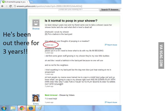 Poop throwing guy - 9GAG