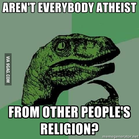 Atheist... - 9GAG