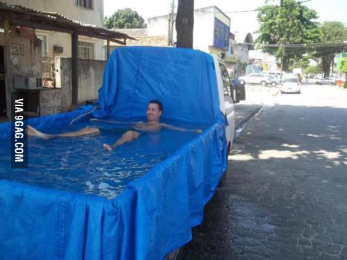 Mexican pool style - 9GAG