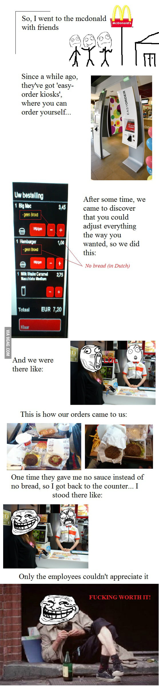 Trolling level: mcdonalds! - 9GAG