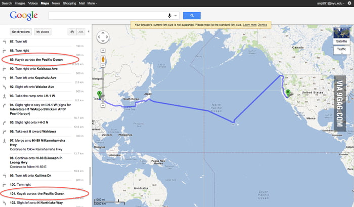 Thanks Google Maps... - 9GAG