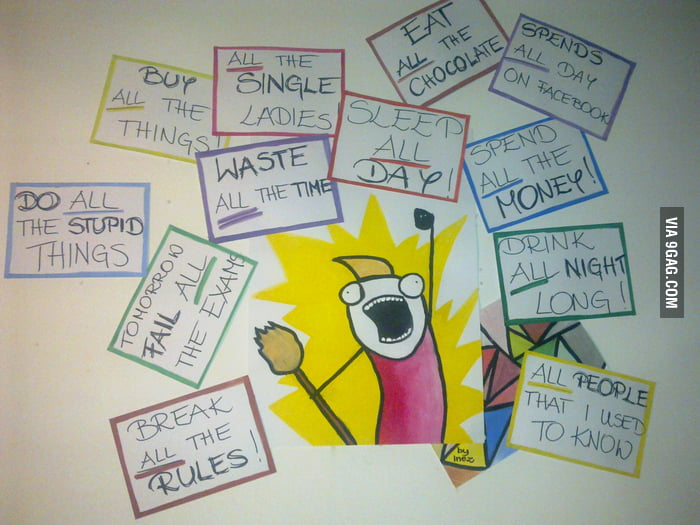 I have to study so I made all these posters :) - 9GAG