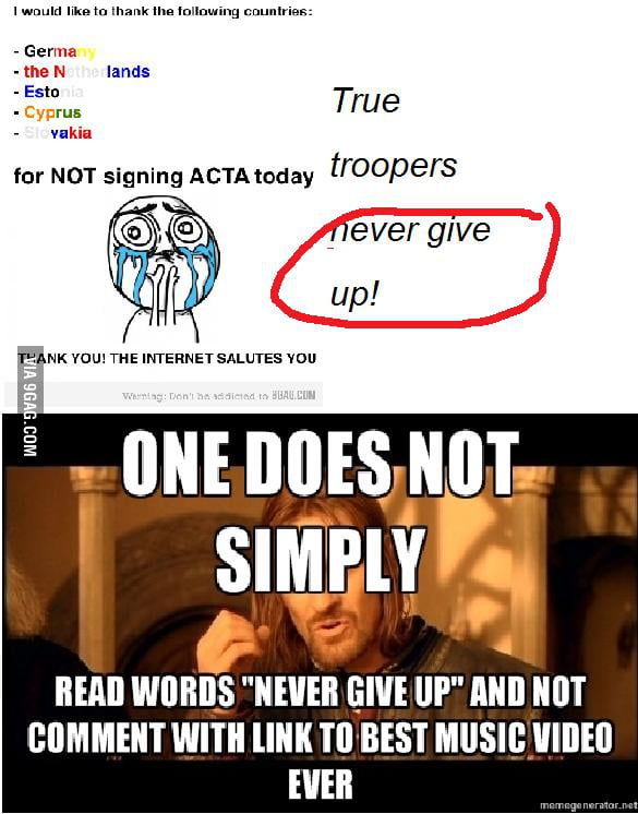 One does not simply stop trolling - 9GAG
