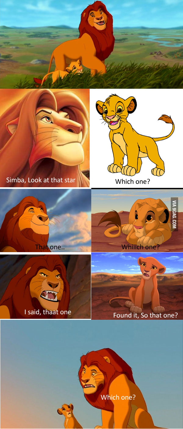 Simba, look at that star - 9GAG
