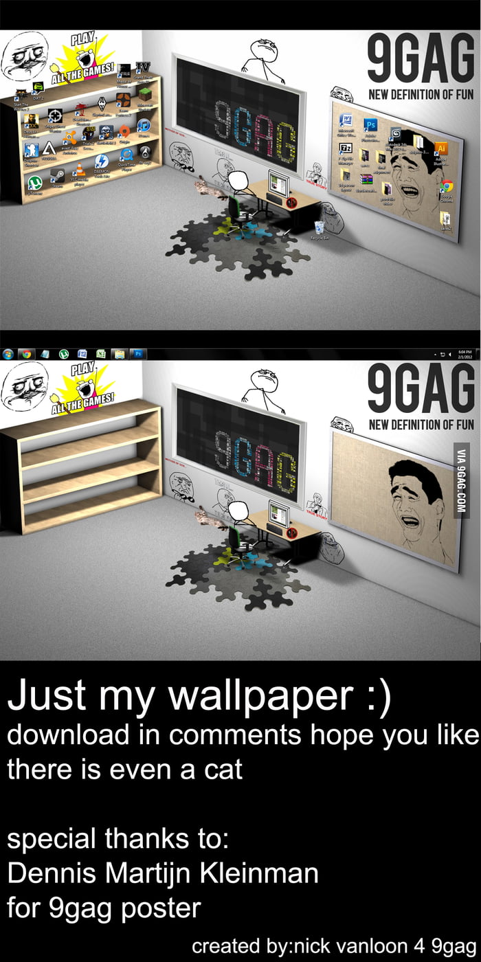 New 9gag wallpaper - 9GAG
