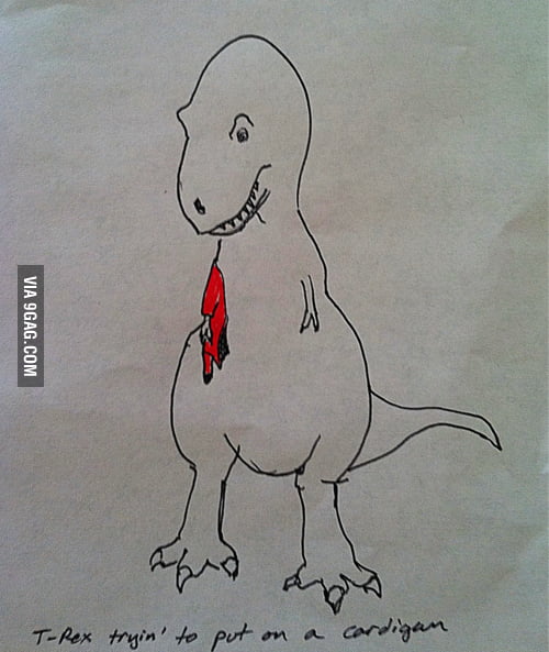 Sad little T-rex - 9GAG
