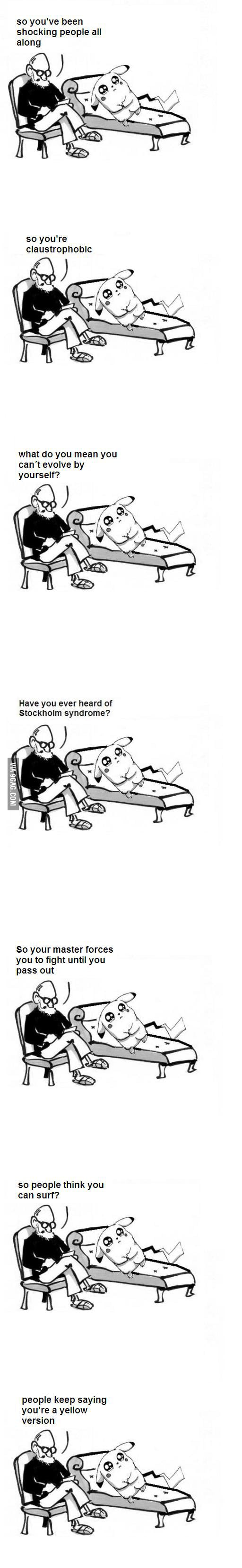 Pikachu in therapy - 9GAG