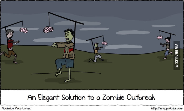An ingenious way to prevent a zombie apocalypse. - 9GAG