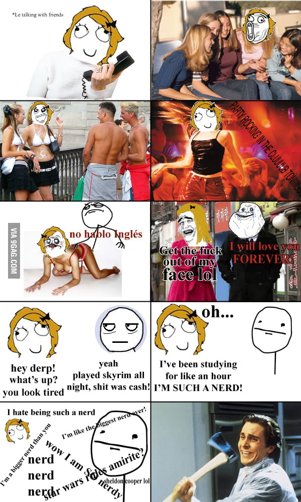 "Nerdy" Girls. - 9GAG