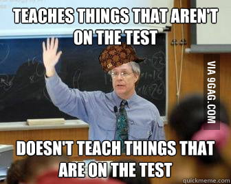 Scumbag Professor - 9GAG