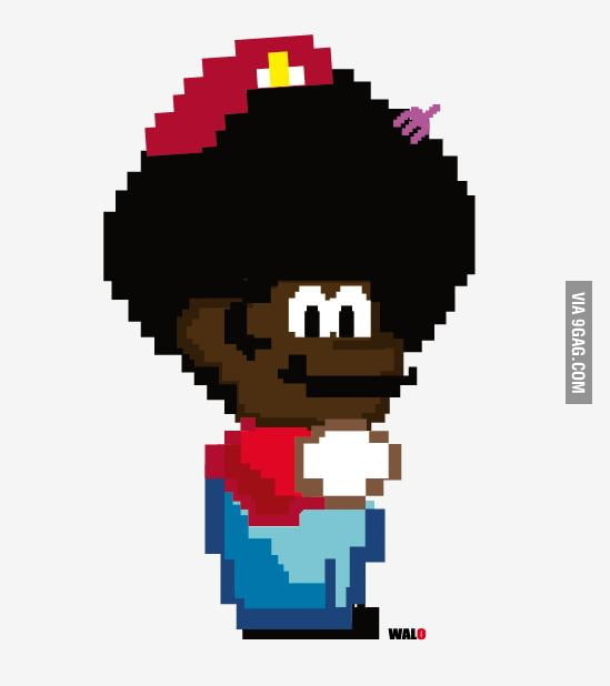 Afro Mario - 9GAG