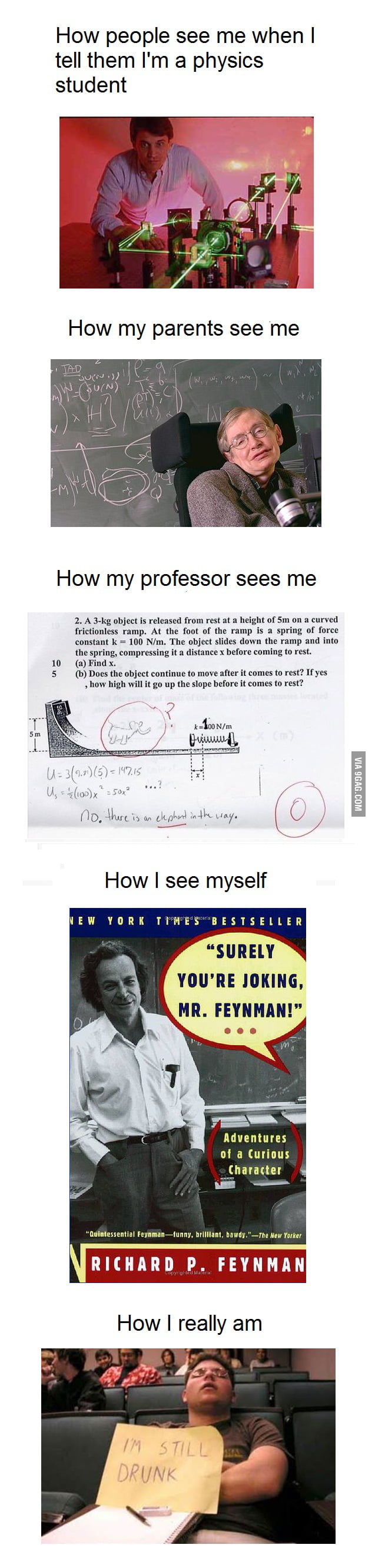 I am a physics student - 9GAG