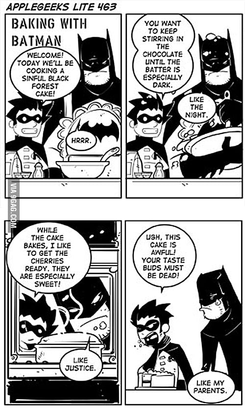 Cooking with Batman - 9GAG