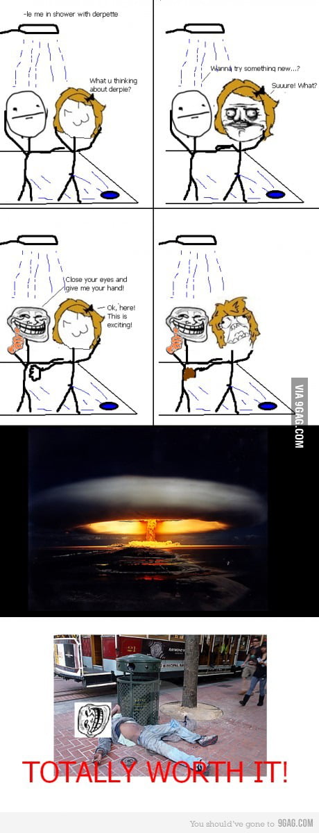 Poop throwing guy has a girlfriend! :O - 9GAG