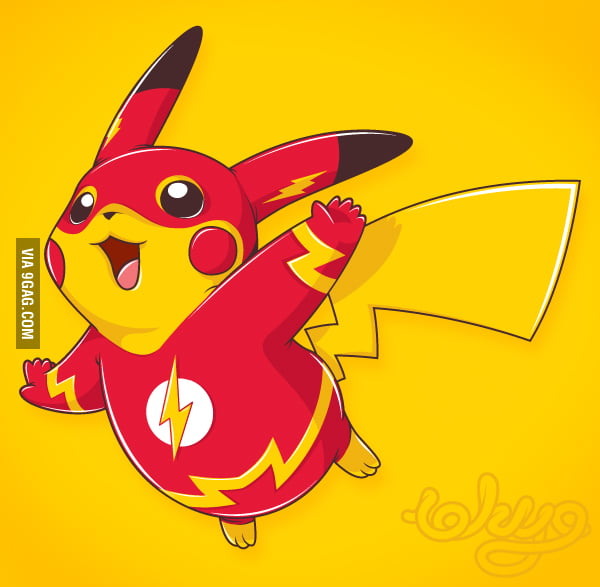 Pikachu used flash! - 9GAG