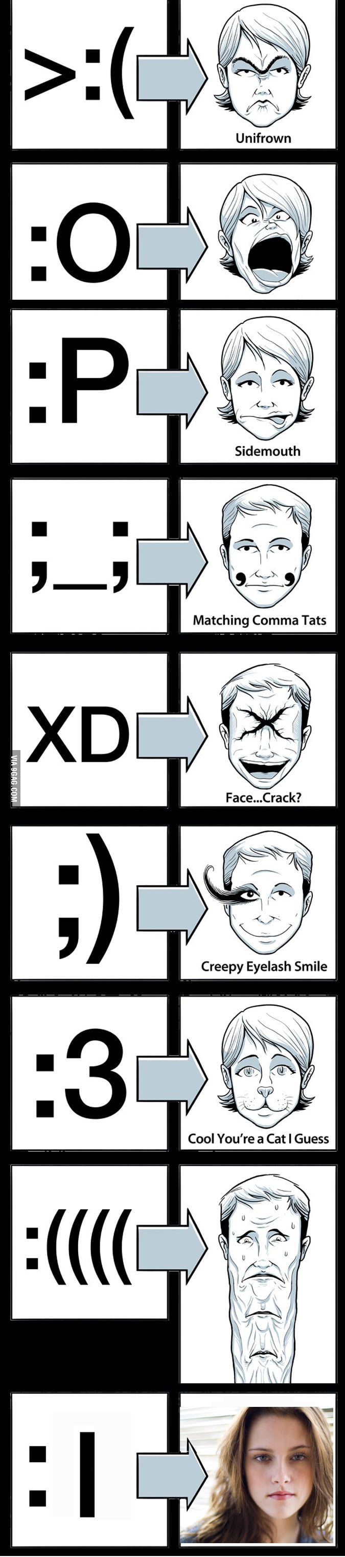 Real life smiley faces - 9GAG