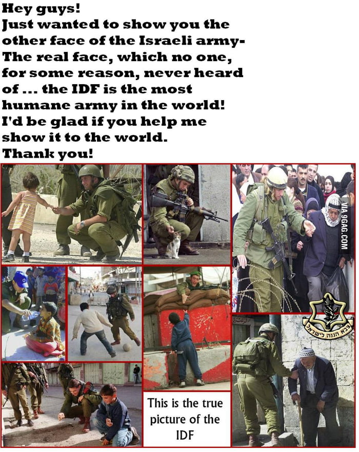 The true pic of the IDF - 9GAG