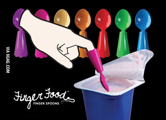Finger Food Spoons - 9GAG