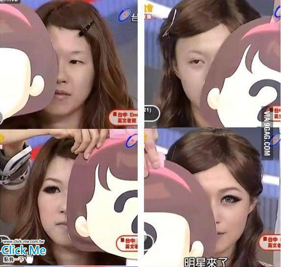 Magic make up. - 9GAG