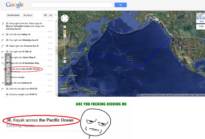 Google Map Fail - 9GAG