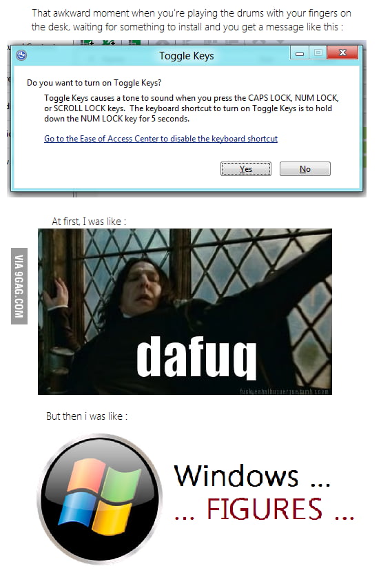 Windows, ... Figures :) - 9GAG