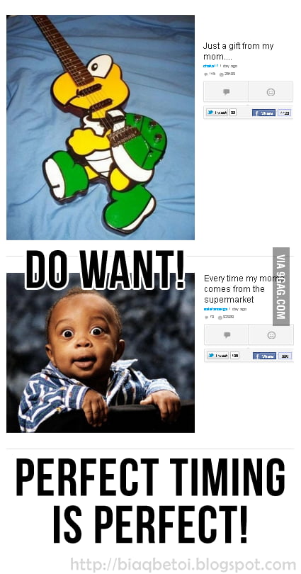 PERFECT TIMING BRO! - 9GAG
