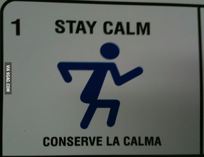 Cause thats what calm looks like... - 9GAG