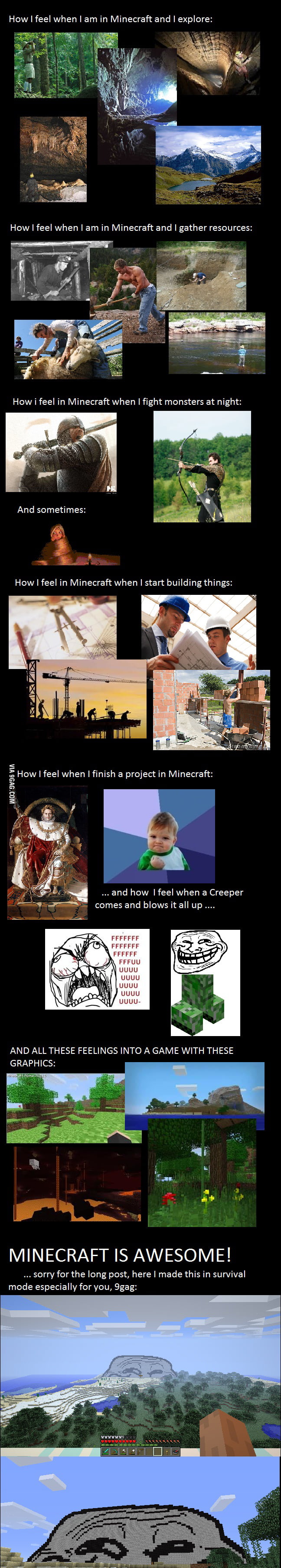 ...just Minecraft - 9GAG