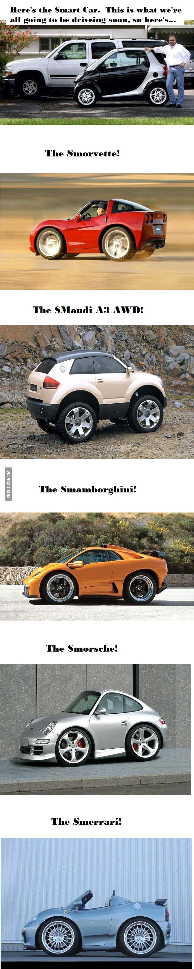 Smart Car Variations - 9GAG