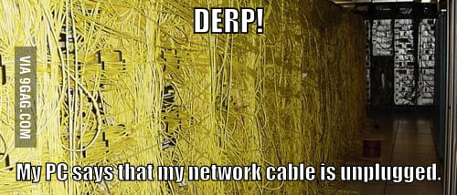 Cable unplugged - 9GAG