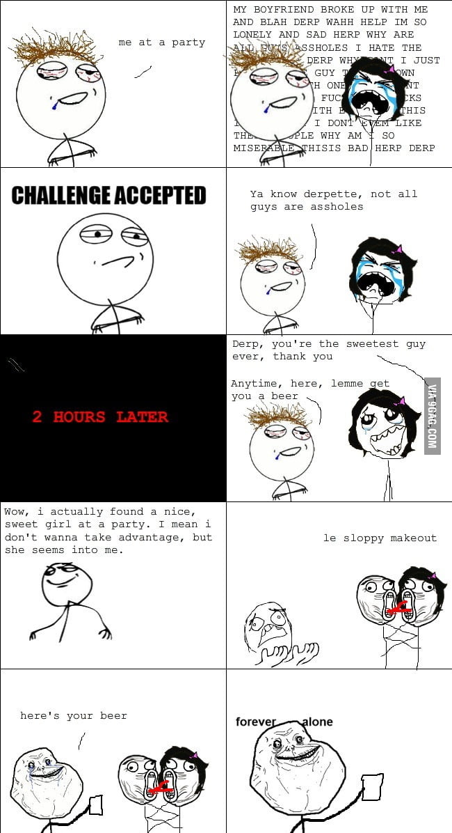 Forever alone level 998 - 9GAG