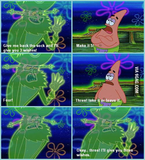 Just Patrick being Patrick. - 9GAG