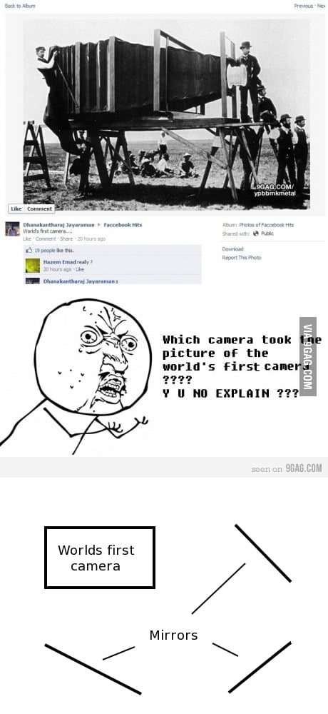 World's first camera... [EXPLAINED] - 9GAG