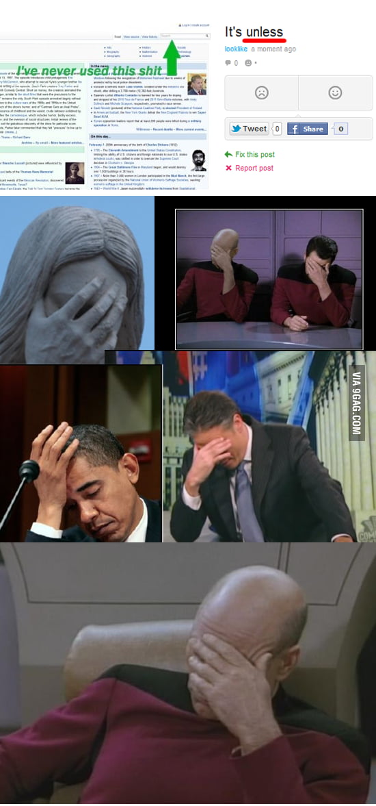 Extreme facepalm - 9GAG