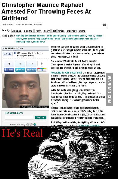 Just Poop Throwing Guy - 9GAG