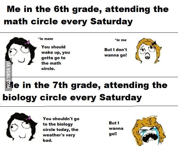 Math vs. Biology - 9GAG