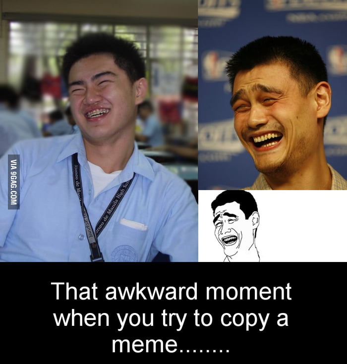 Awkward meme copycat - 9GAG