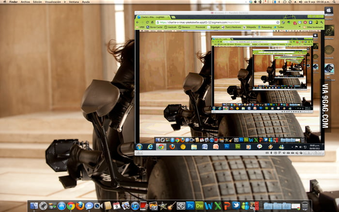 Computerception with Parallels/Logmein xD - 9GAG
