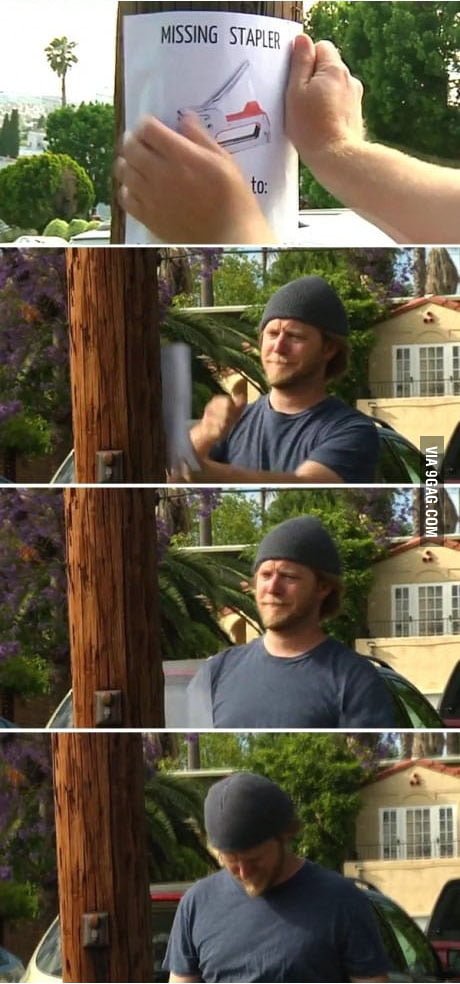 Missing stapler - 9GAG