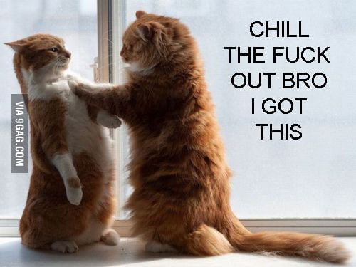 Chill out bro - 9GAG