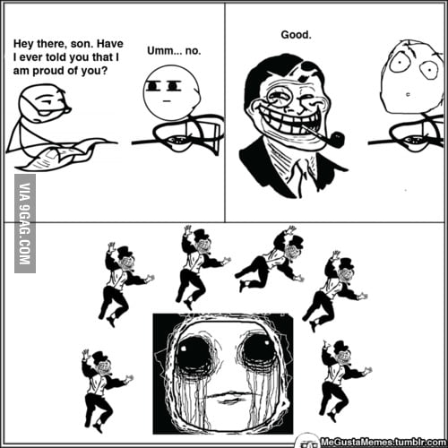 Troll dad strikes again - 9GAG