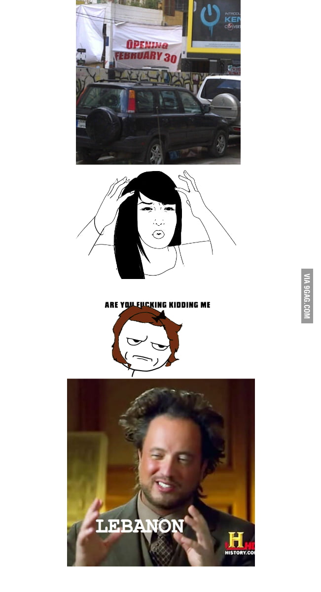 Only in Lebanon. - 9GAG