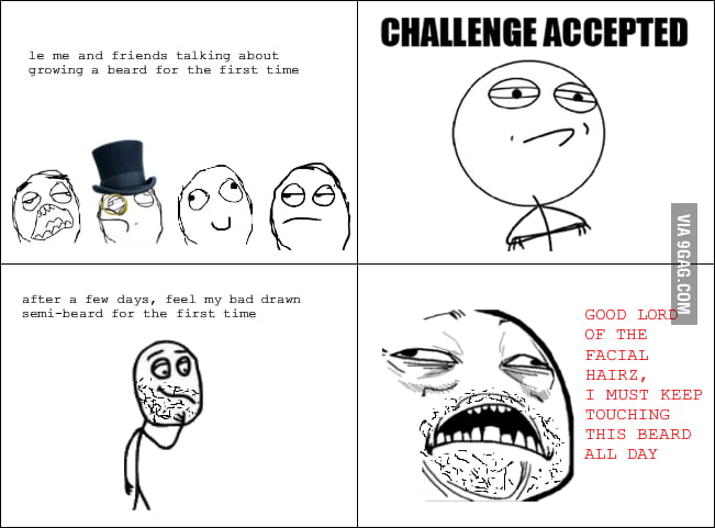 New beard rage - 9GAG