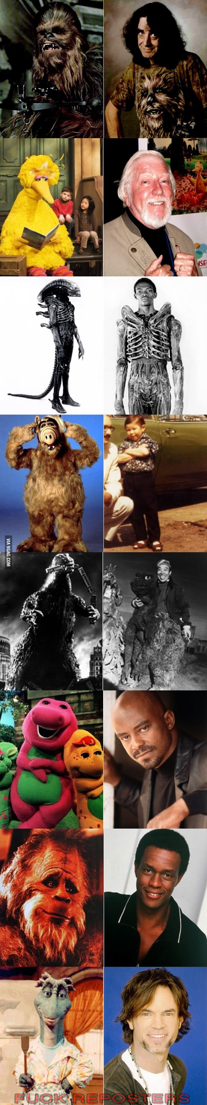 People behind awesome characters! - 9GAG