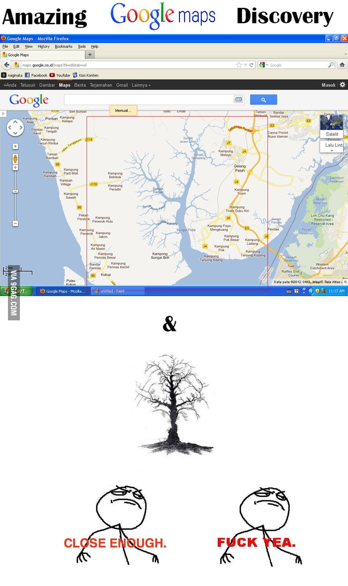 Maps faces - 9GAG