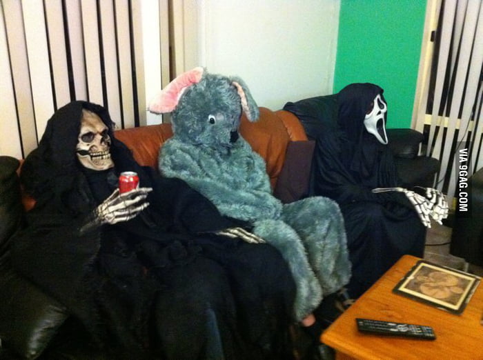 Horror characters taking a break - 9GAG