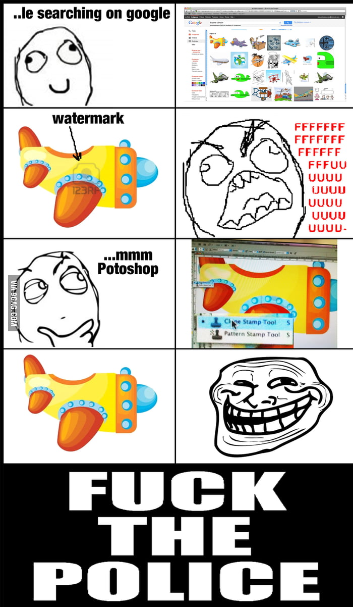 Watermark problem - 9GAG